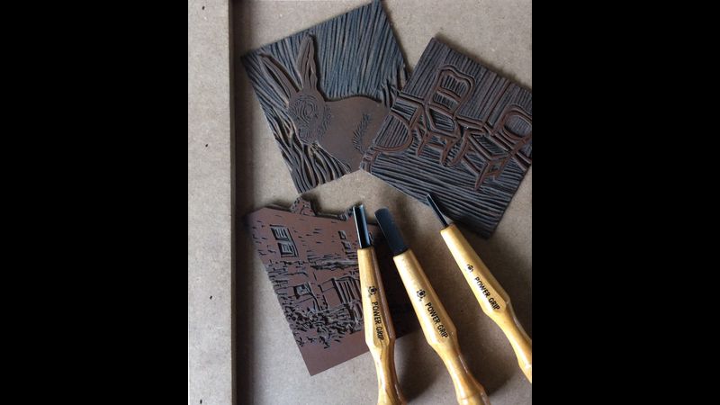 The First Cut - lino cutting for beginners & rusty printmakers