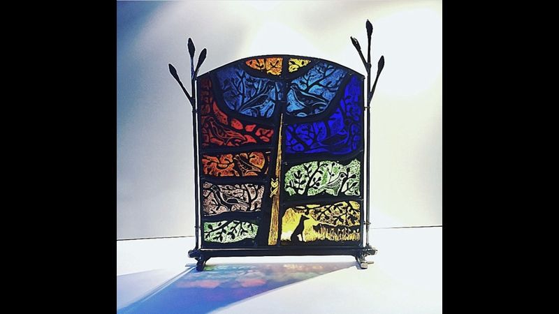 Learn how to make a stained glass panel